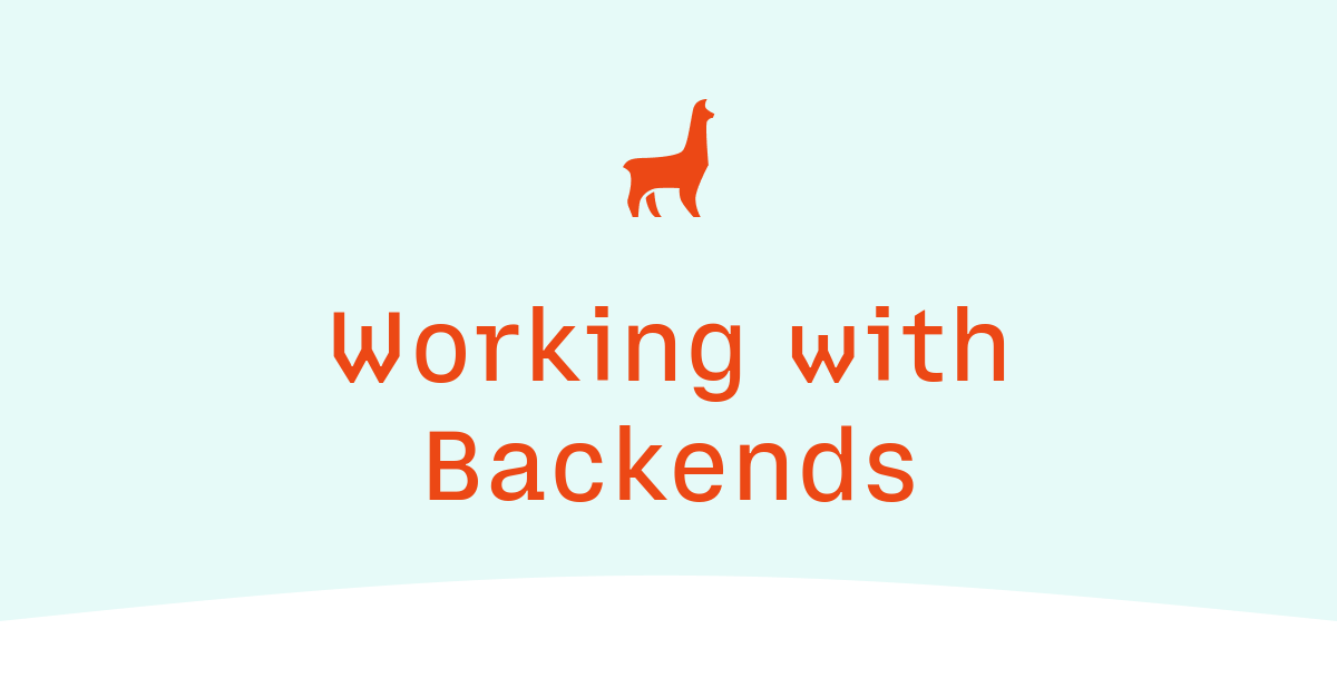 Working with Backends | TinaCMS Docs